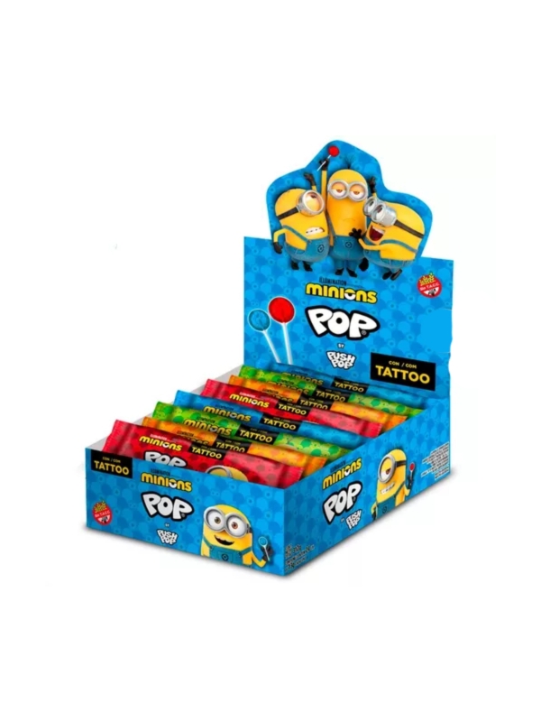 Angelita Golosinas ⭐⭐⭐⭐⭐ Producto: Chup.push Pop. Pop Minions X24 (12 ...